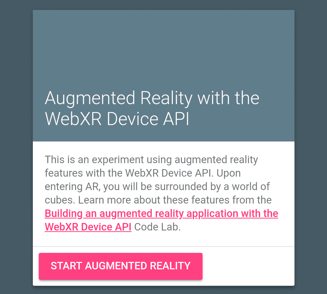 Essential PhoneでARCoreを使ってWebXR Device APIを試したかったが、試せなかった話